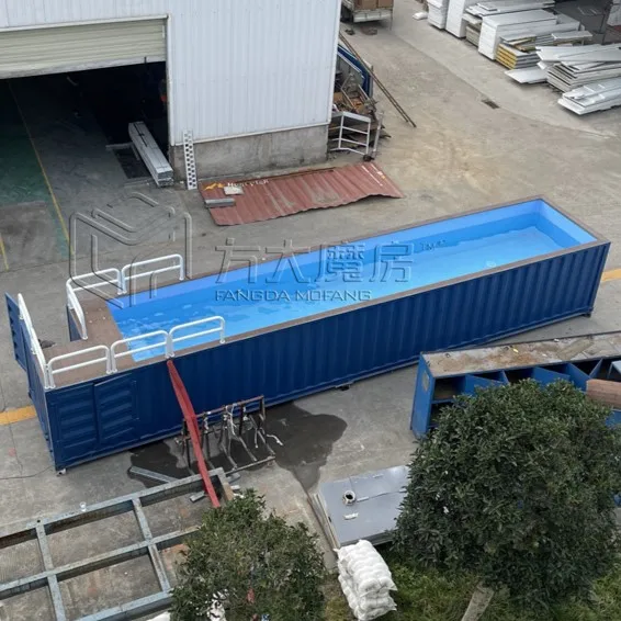 Container Swimming Pool Shipping Container Swimming Pool Acrylic Wall ...