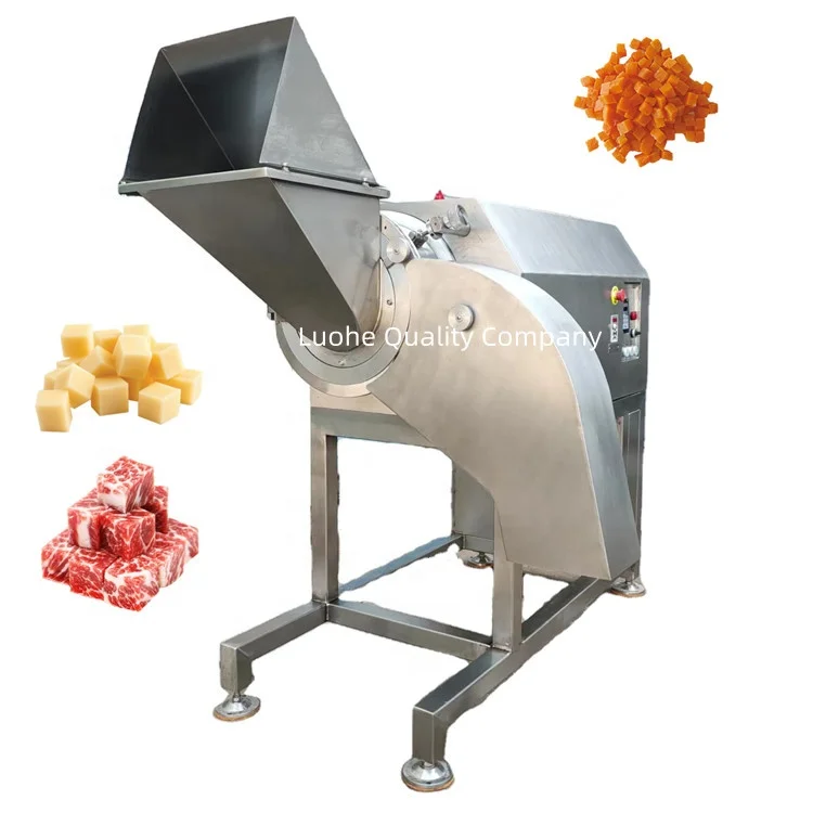Commercial 3d Beef Pork Cheese Dicing Machine Meat Cube Cutting Machine ...