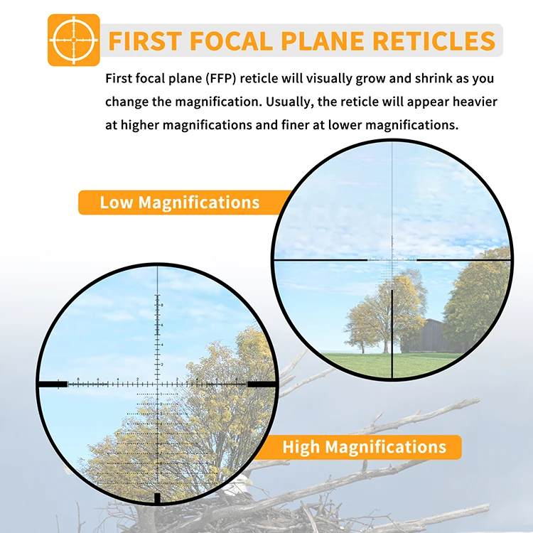 Telescope Optical Scope 5-25x56 Ffp Shockproof Waterproof Ultra High ...