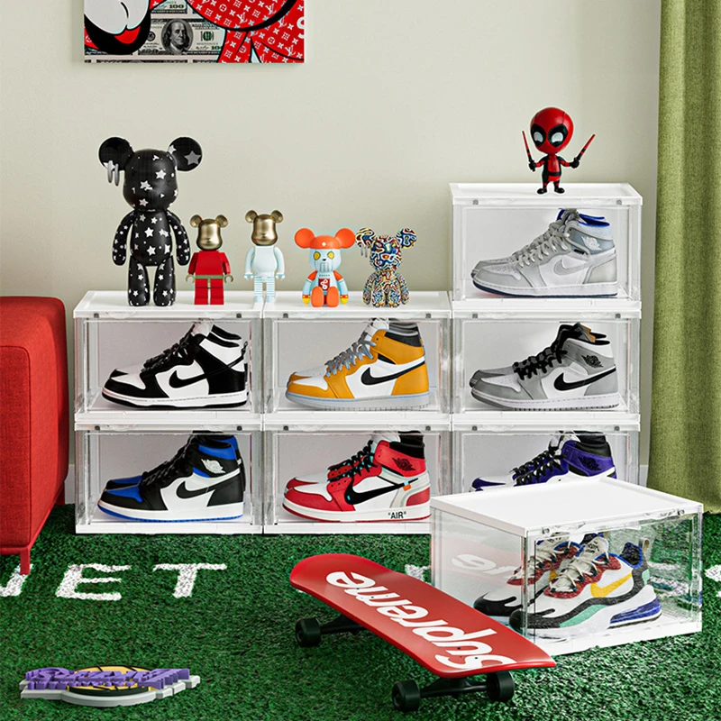 Plastic Transparent Foldable Display Transparent Acrylic Storage Clear ...