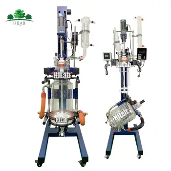 Ptfe Filtering Jacketed Glass Reactor With Motorized Lifting For ...