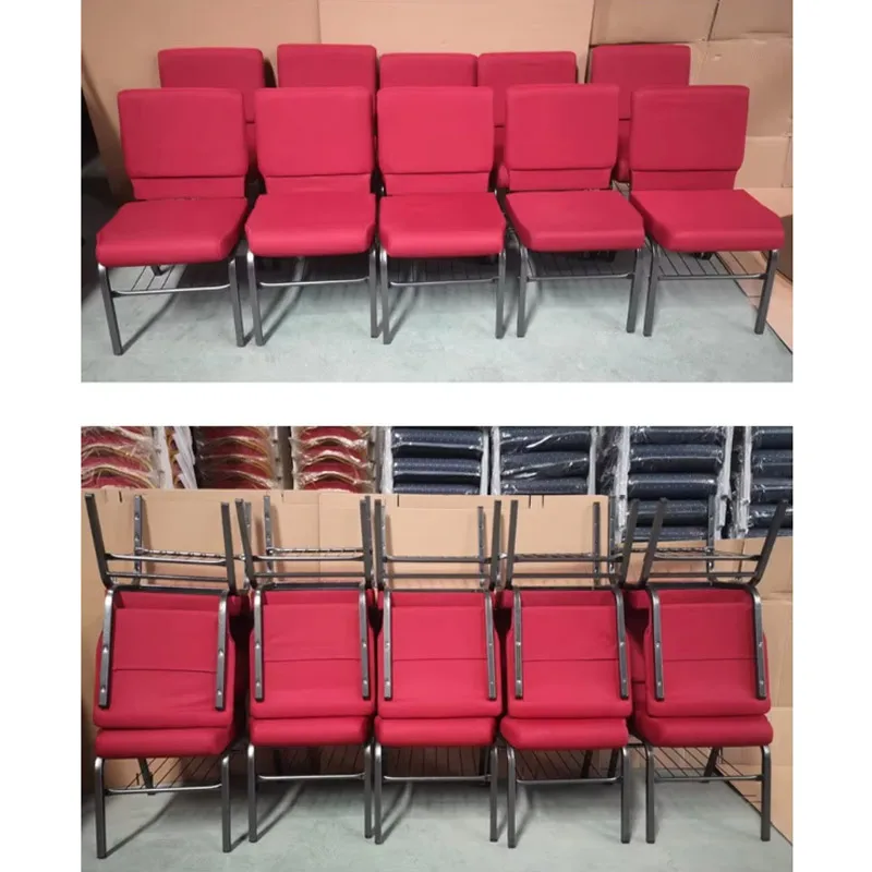Cheap Stacking Padded Chairs - Perfect for Theater & Church