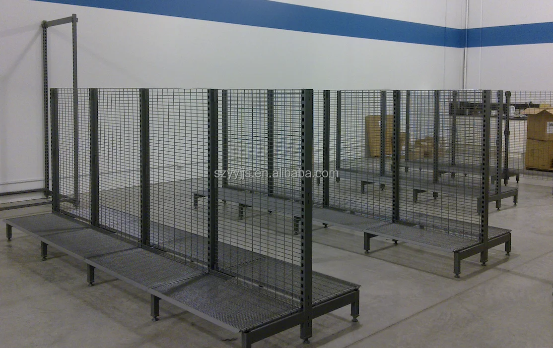 Australia IGA Outrigger Supermarket Shelving Heavy Duty Metal Gondola ...