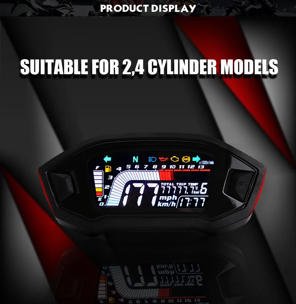 Lancol Universal Motorcycle Meter - Upgrade Your Ride