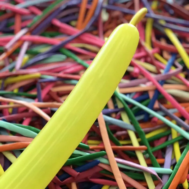 260 Long Strip Shape Latex Balloons - Perfect for Parties