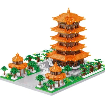 Lezi Lz8275 Chinese Famous Building Architecture 4700 Pcs Yellow Crane ...