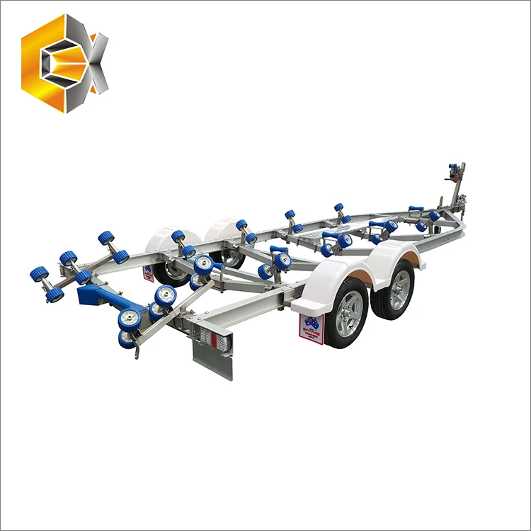 Customized Aluminium Boat Trailer For Long Boat / Big Boat - Buy Big ...