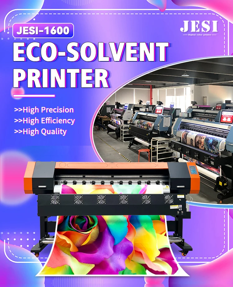 62 Inch Eco Solvent Printer Wide Format Industrial Printing Xp600 I3200 ...