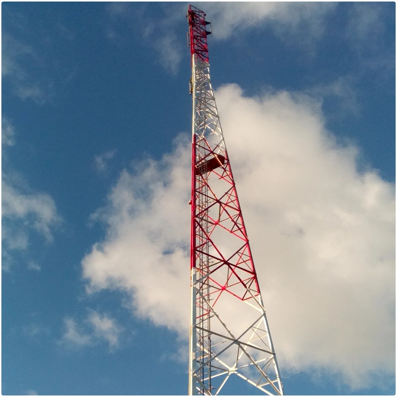 Tubular Telecommunication Tower for 5G Base Stations - Hot-Dip ...