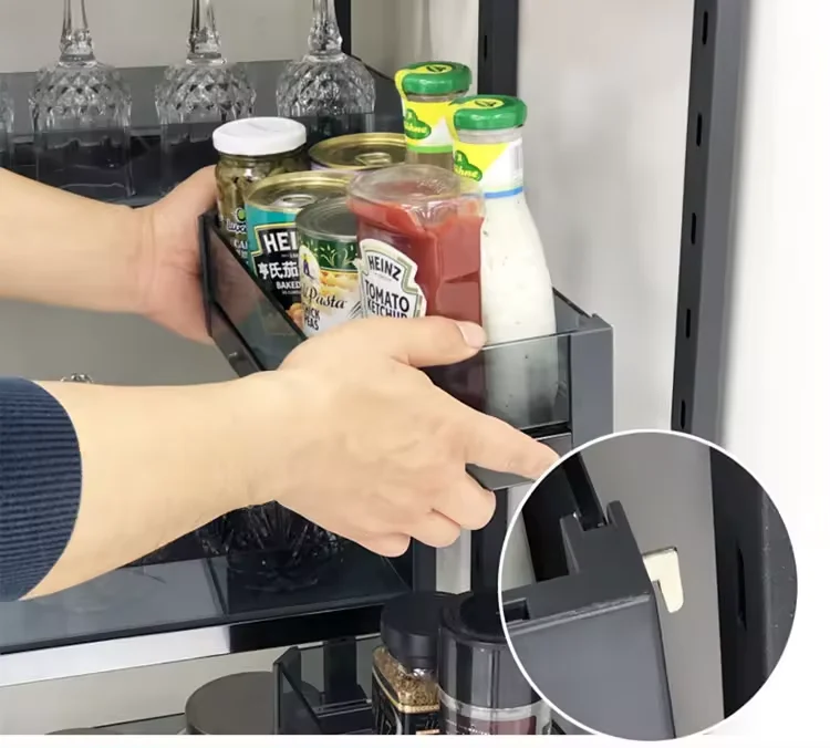 CCH Hardware Pantry Organizer - Stainless Steel Drawer Baskets