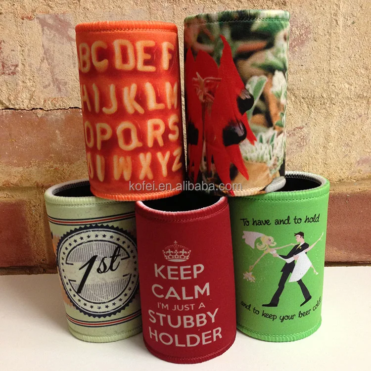 Kofei Custom Oem Full Colour Printed Stubby Holders Sublimation Beer ...