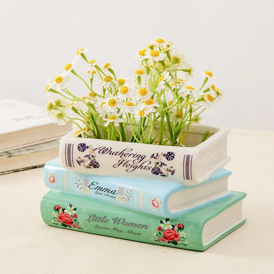 Alibaba.com: Ins Nordic Cute Ceramic Stack Book Shaped Decorative ...