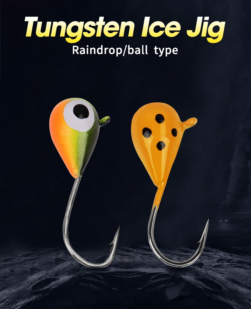 Custom Colors Tungsten Ice Jig Different Painting Colors - Buy Tungsten ...