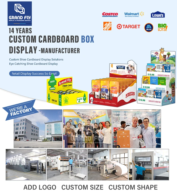 Custom Cardboard Countertop Packaging - Retail Ready Display