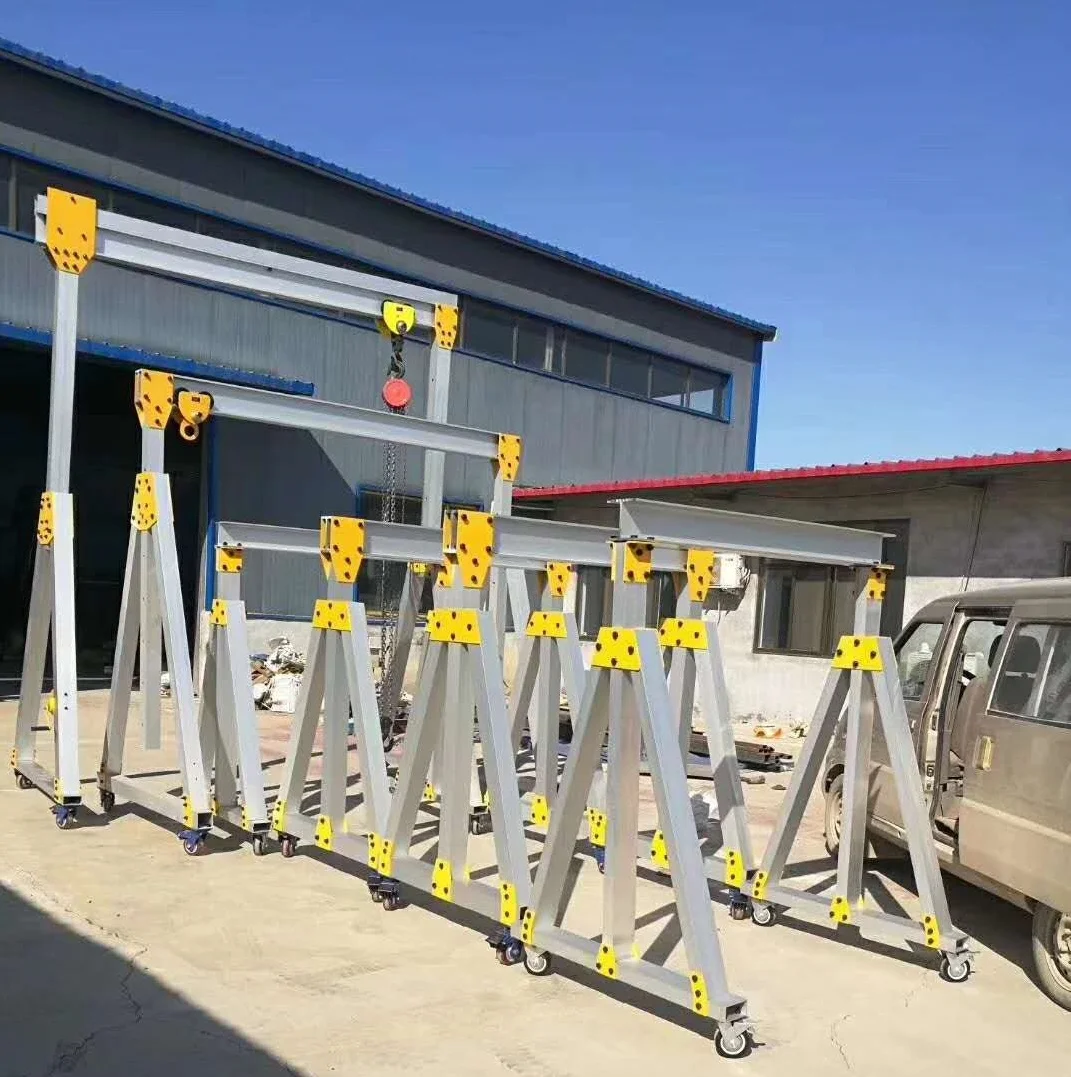 Mobile Workshop Gantry Crane - 3M Lifting Height & 1yr Warranty