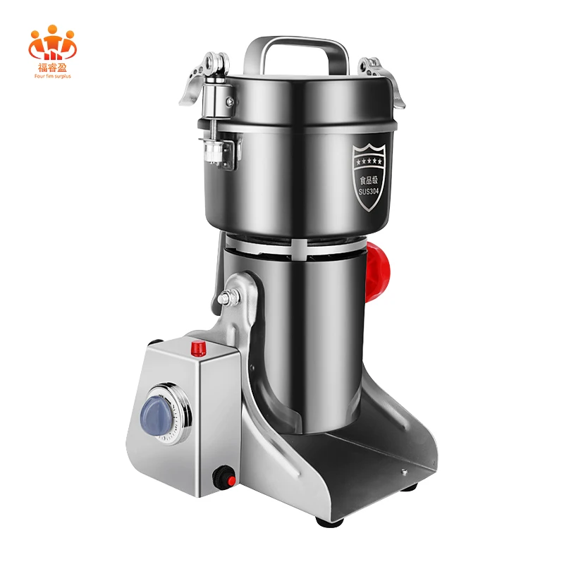 Stainless Steel Stone Grinder Powder Grinder Dry Food Pulverizer 110v ...