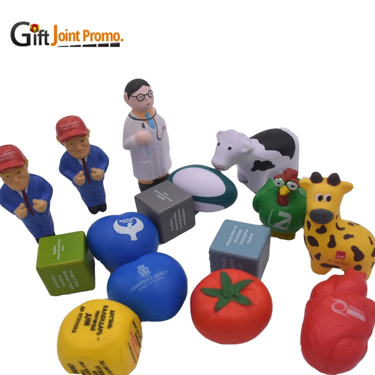 Wholesale Custom LOGO PU Anti Stress Bull Stress Ball