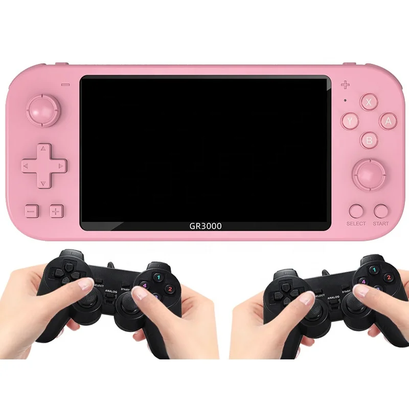 Portable Mini Gr3000 Retro Game Console 5.1 Inch Screen Support Dual ...