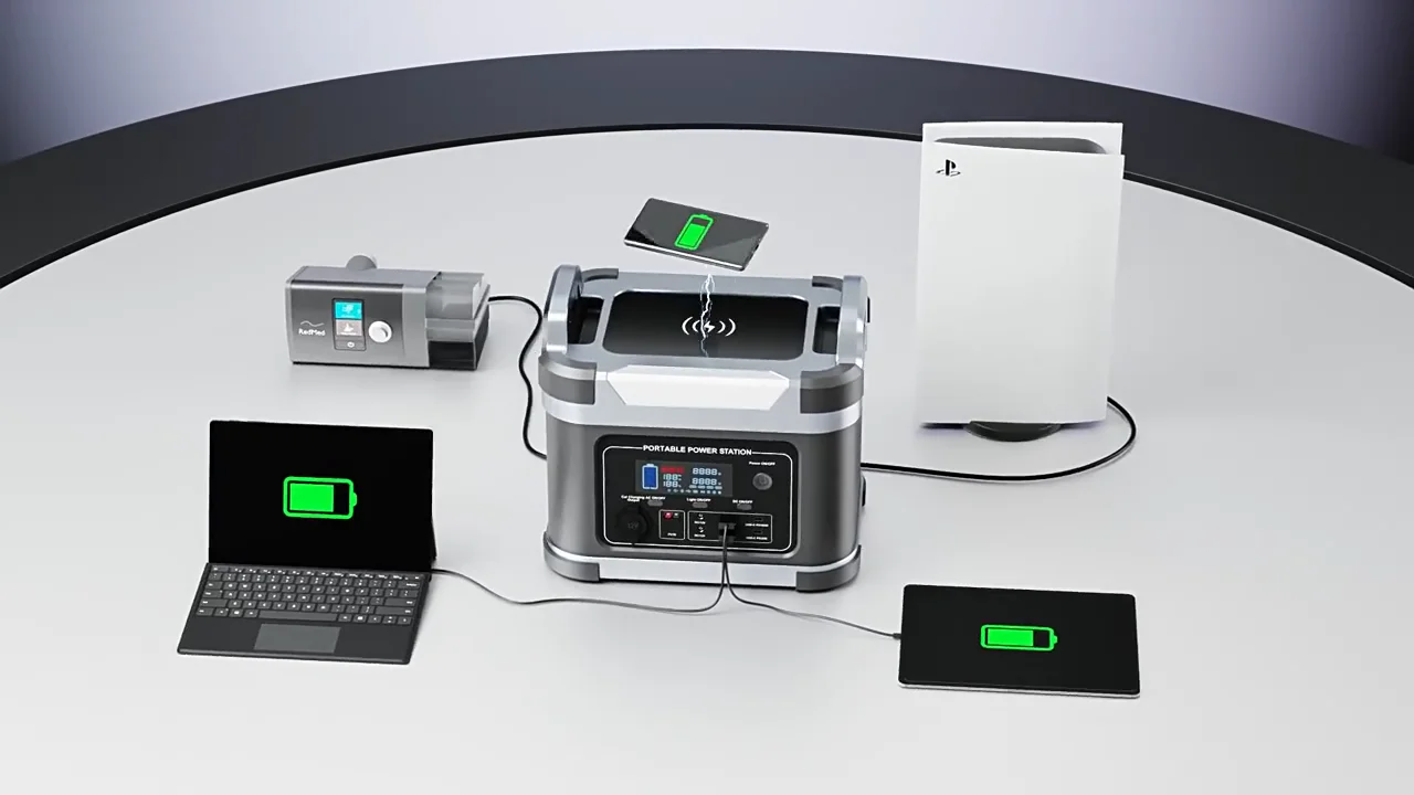 Portable Power Stackable 600w 800w 1000w 1300w 1500w For Outdoor Solar ...