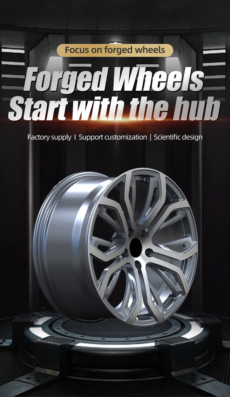 Custom Design Gunmetal Machined Face Front Rear Aluminum Alloy Wheels ...