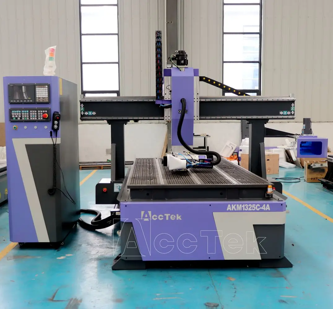 4 Axis CNC Router - Precision Woodworking Machine
