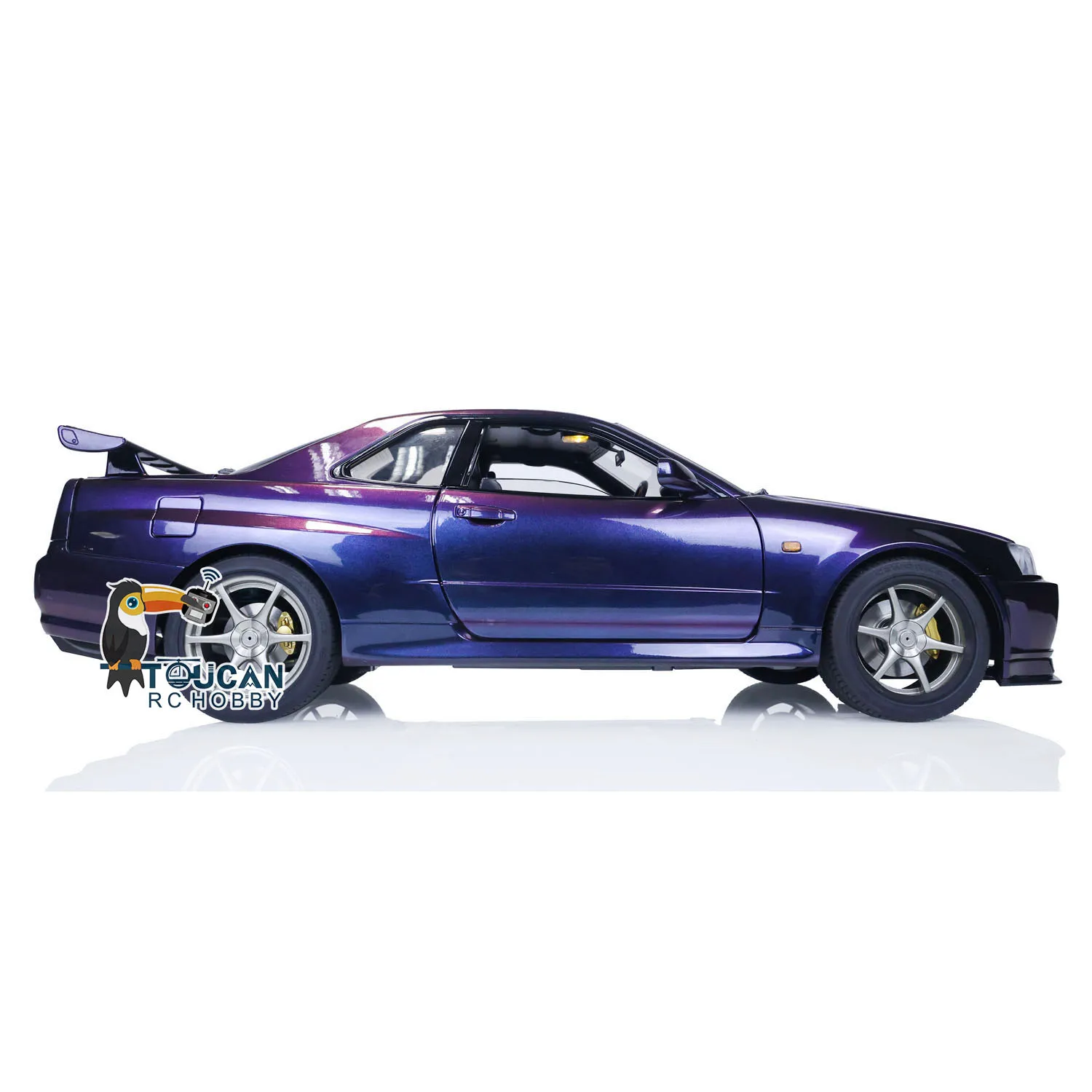 Upgraded Rtr Capo 1/8 Rc Metal Racing Car 4x4 4wd R34 Drift High-speed ...