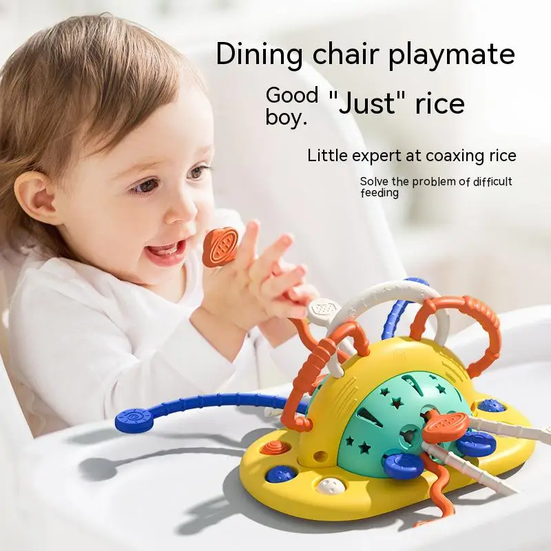 Montessori Sensory Pull Rope Children Baby Walker Baby Toys Pull Rope ...