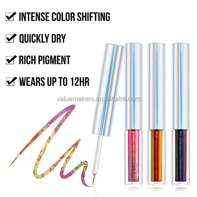 Multichrome Eye Liner - Long Lasting, Waterproof, Shimmering