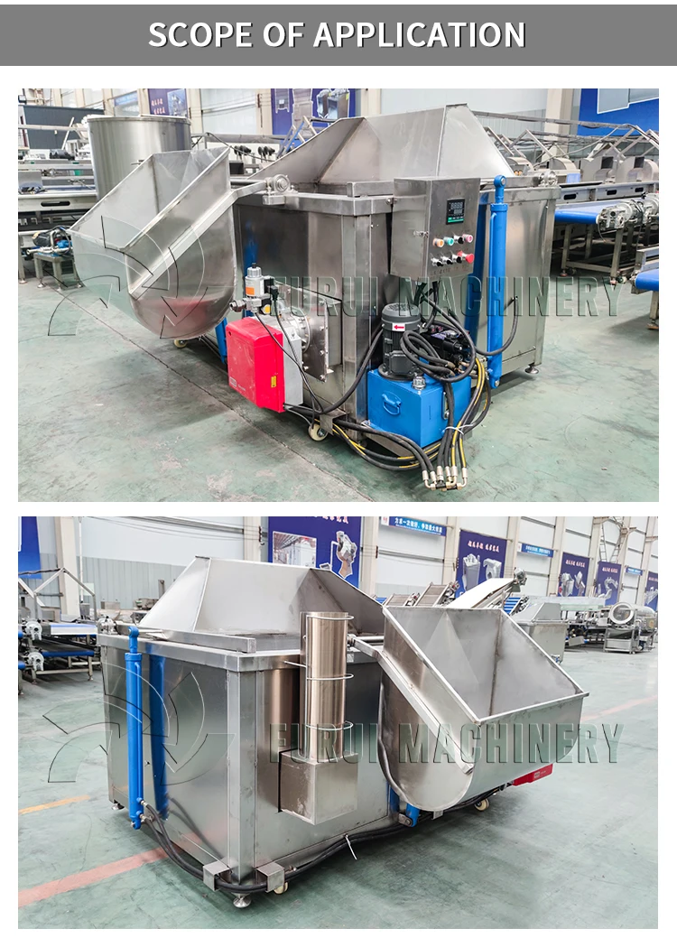 Fry Freidora Continua Crispy Fried Chicken Frier Deep Fryer Machine in ...