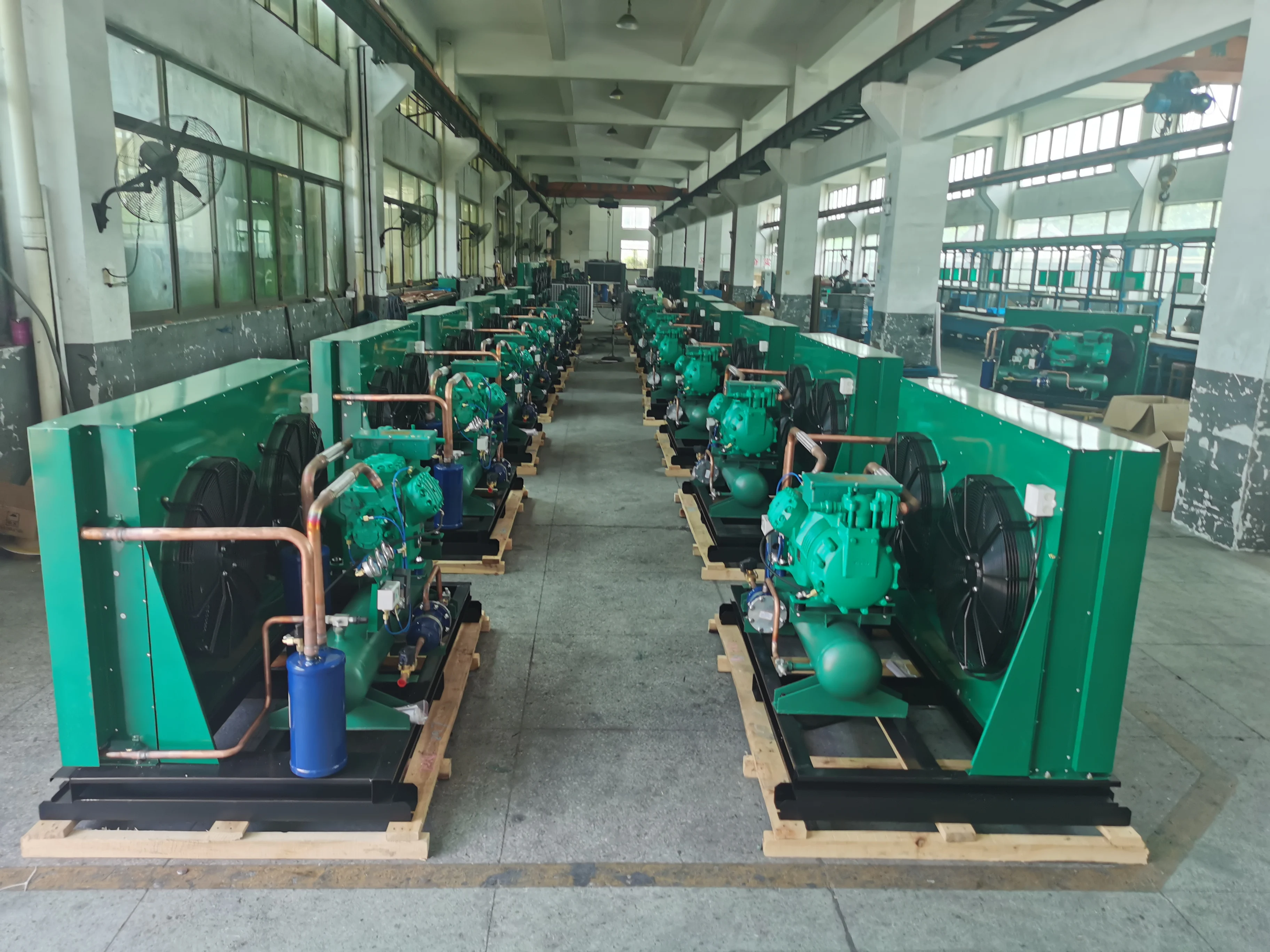 Aidear Two Stage/air Cooled Dry Condenser/refrigeration Unit Condensing Unit - Buy Two Stage/air ...