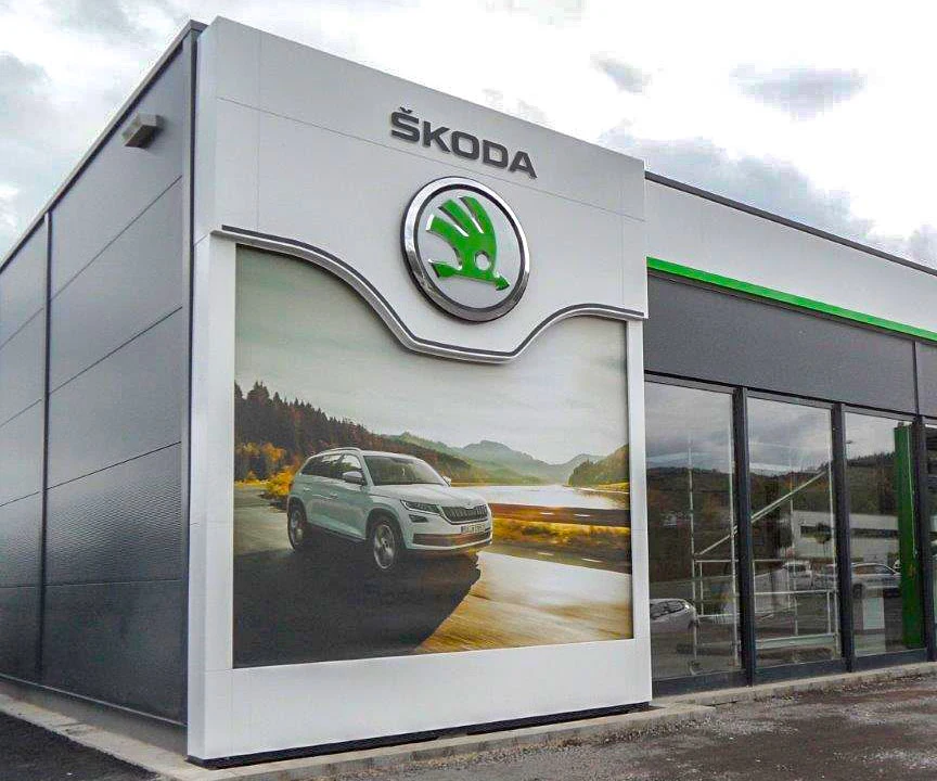 Outdoor Standing Illuminated Signboard Advertising Signage Directional ...