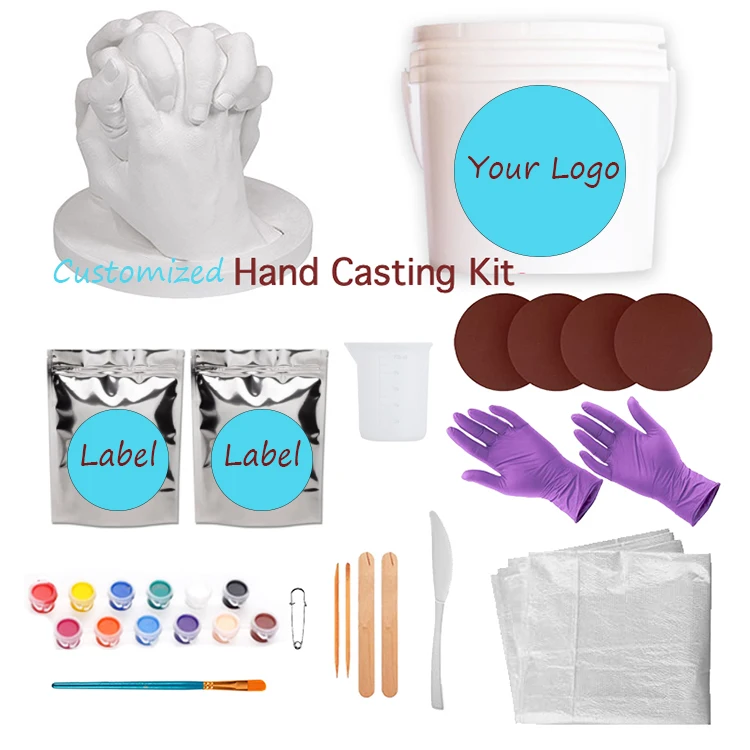 Air Dry Foam Clay Cast Molding Hand Holding Mold Craft 3d Diy Casting ...