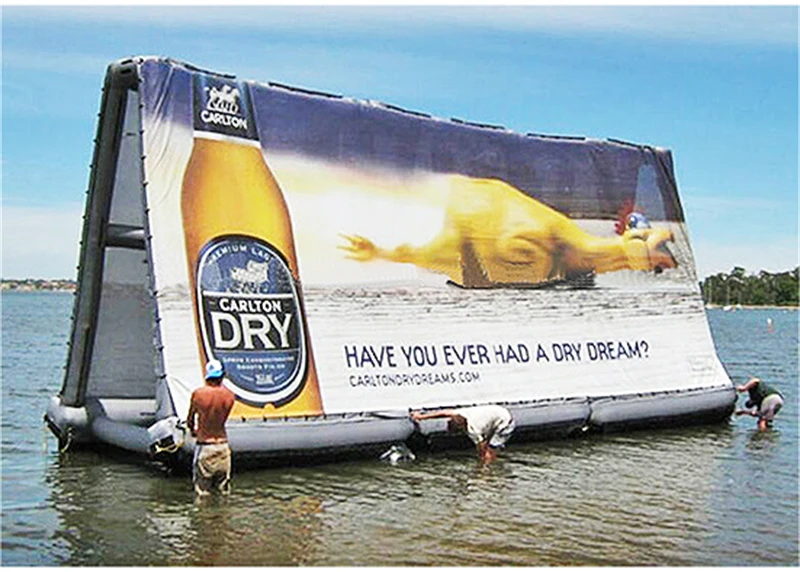 Outdoor Airtight Inflatable Floating Billboard for Advertising