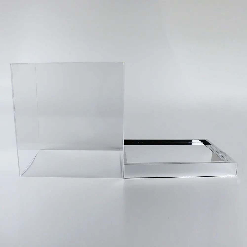 Custom Size Clear Acrylic Display Stand Box Figure Flower Plexiglass ...