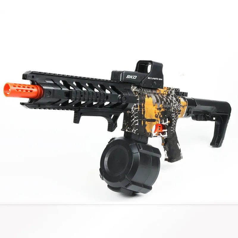 M4 Fully Automatic Rifle Gel Redesigned Telescoping Sniper Plastic Gel ...
