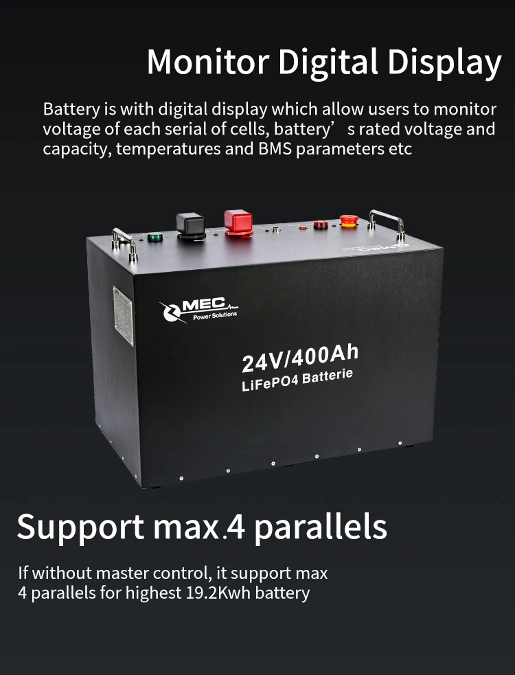 Factory Mec 24v 400ah Lifepo4 Battery Multiple Protection Battery Packs ...