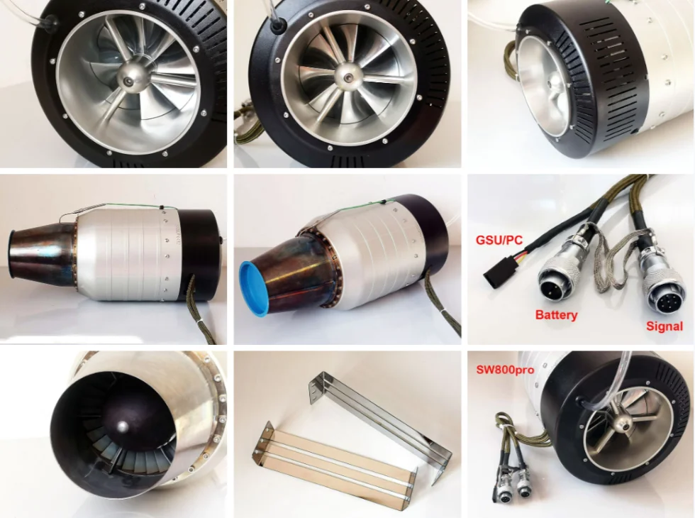 SWIWIN Sw800pro Brushless Turbine Engine - 80KG Thrust