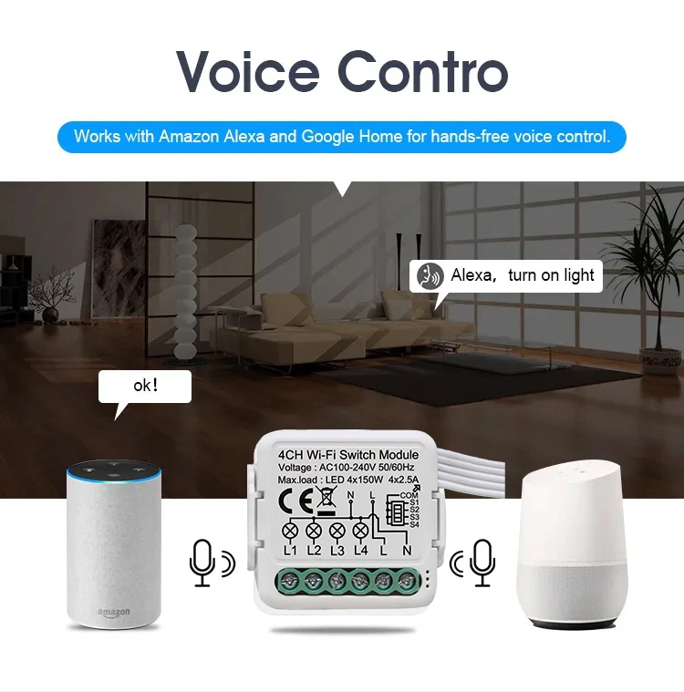 TYSH Smart Switch Modules - Control Your Lights Effortlessly