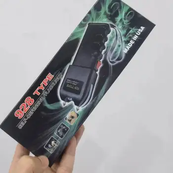 928 Type Self Defence Electric Flashlight Tazer Stick Tasergun Shock ...