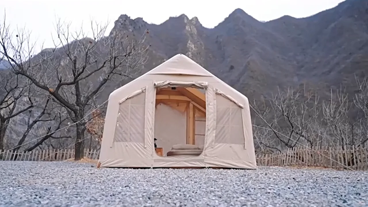 Large Open Window Arab Outdoor Camping Sealed Air Units Inflatable Tent ...