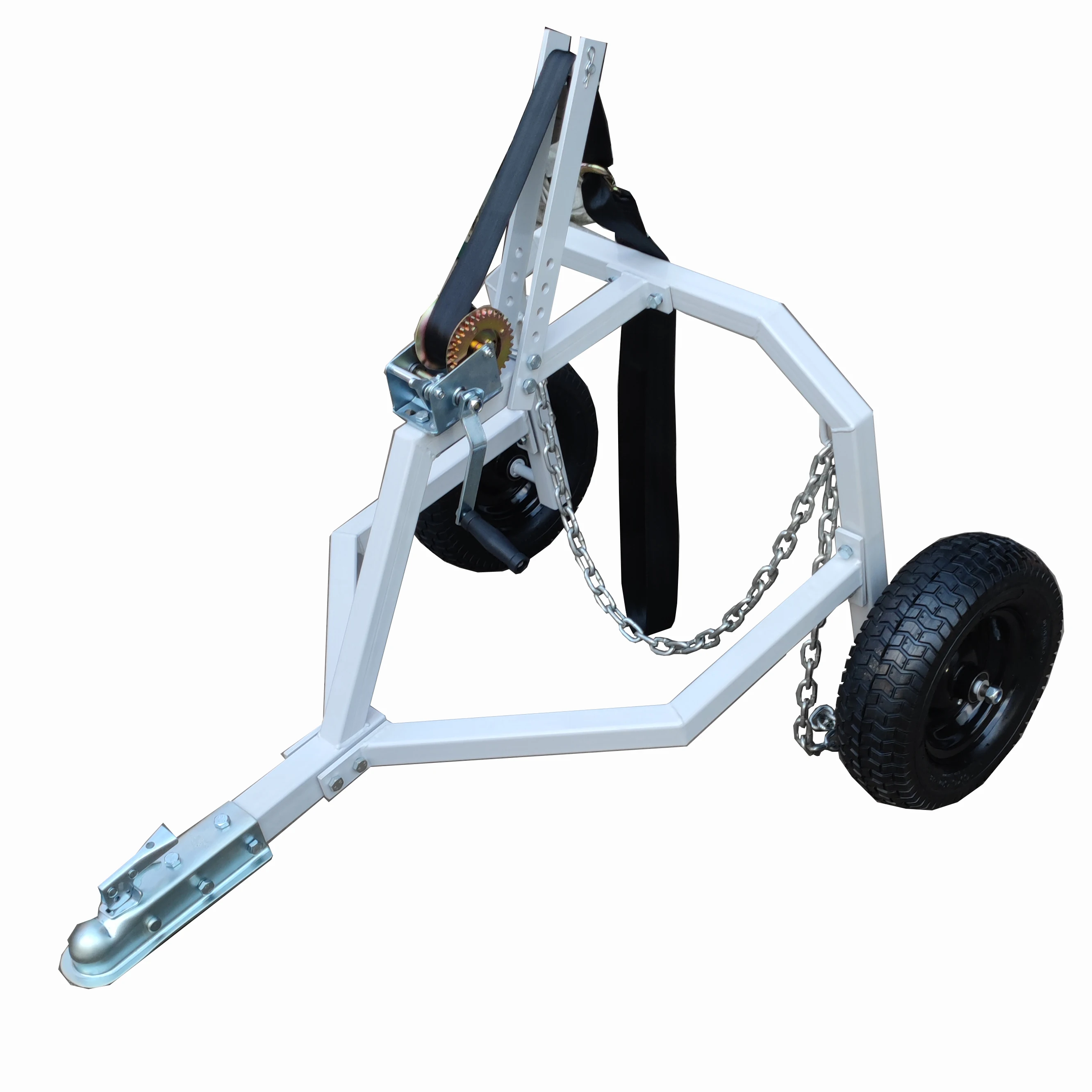 Atv Log Skidder Arch Hauler Farm Galvanized Tipping Folding Trailer ...