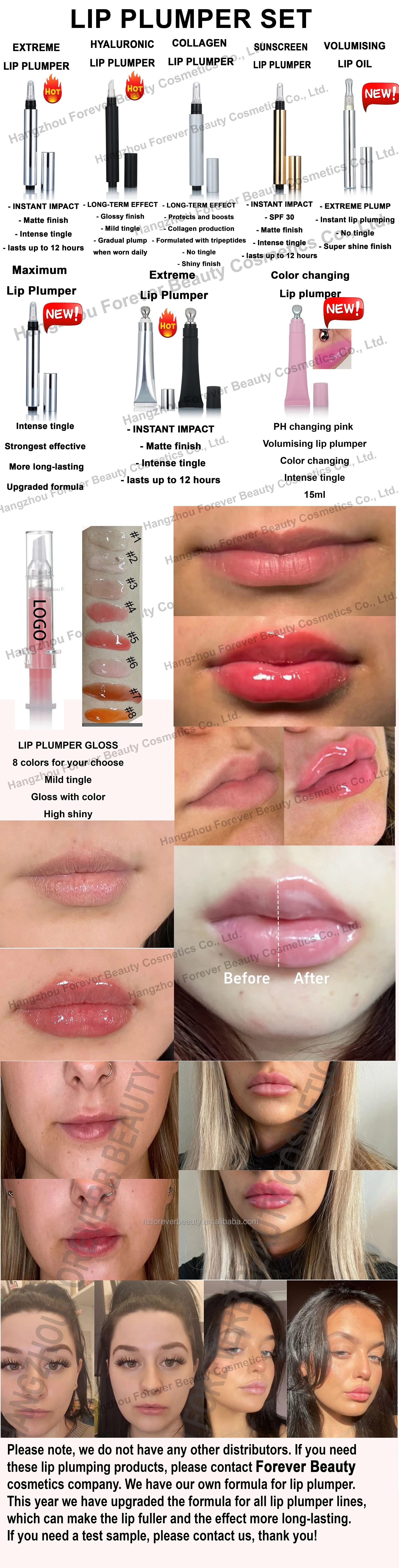 New Design Maximum Volume Long-Lasting Extreme Lip Plumper