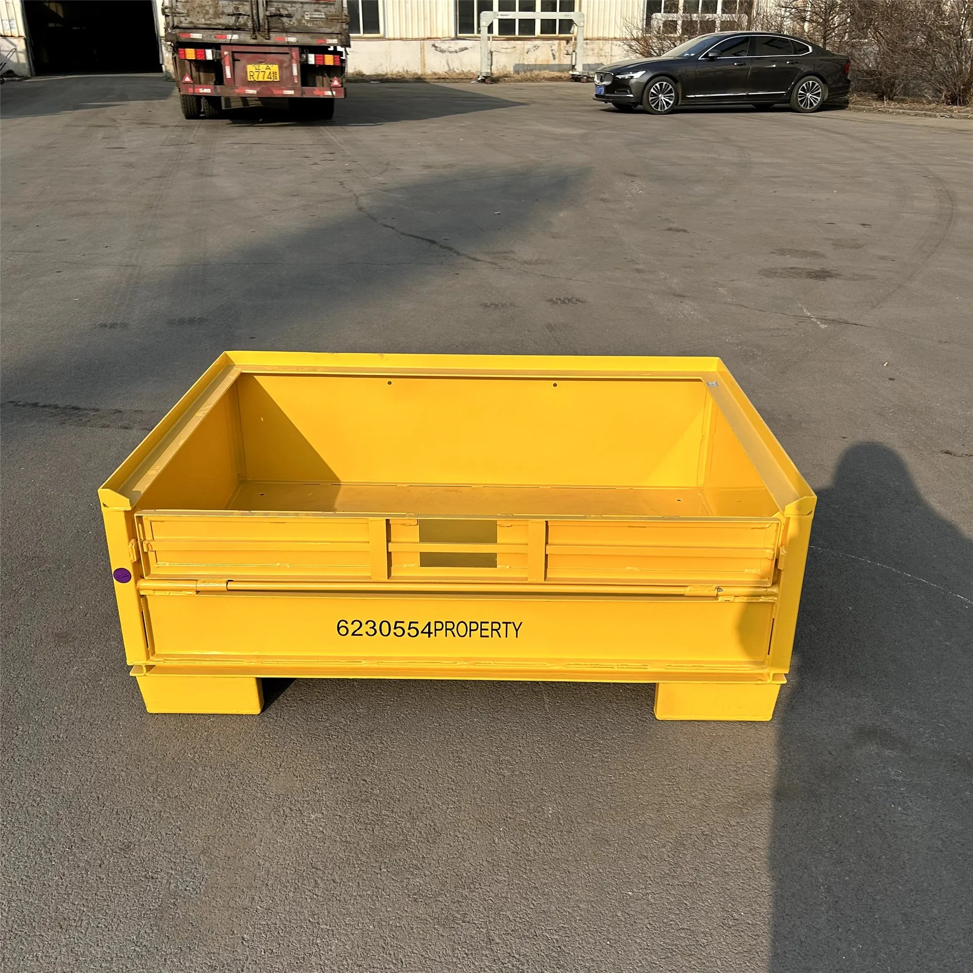 Customizable Q235 Material Stacking Storage Metal Turnover Box| Alibaba.com