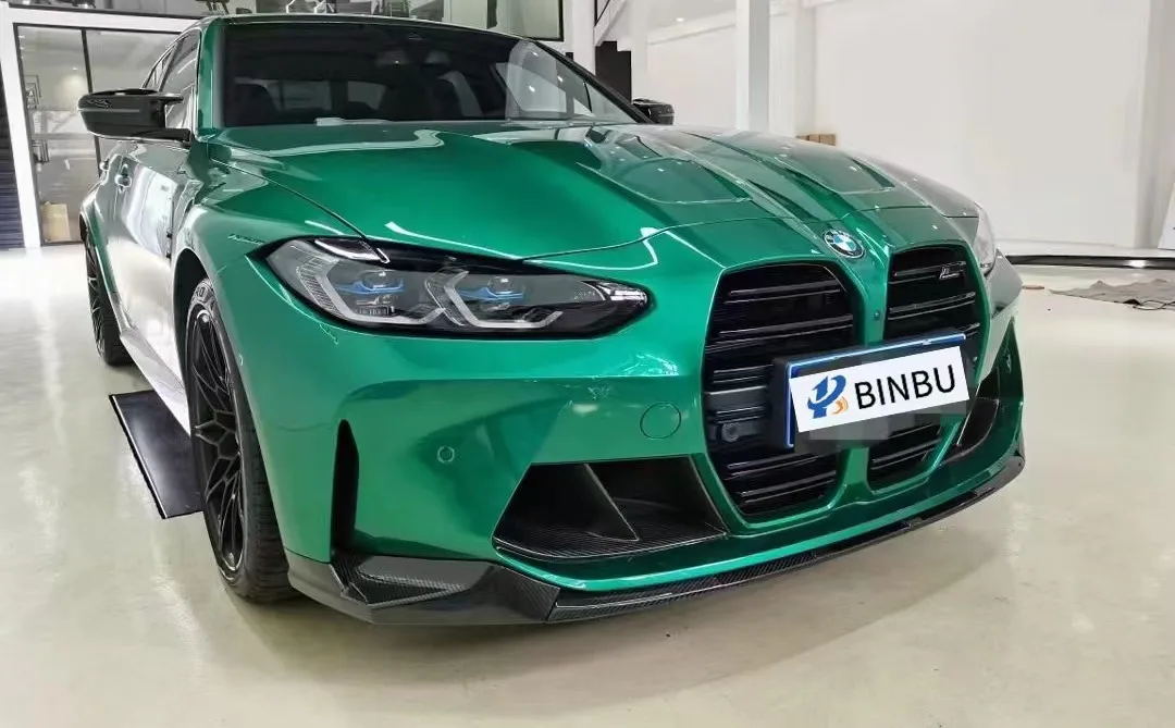 FOR BMW M3 G80 M4 G82 G83 Carbon Fiber Front Lip MP Style Modification ...