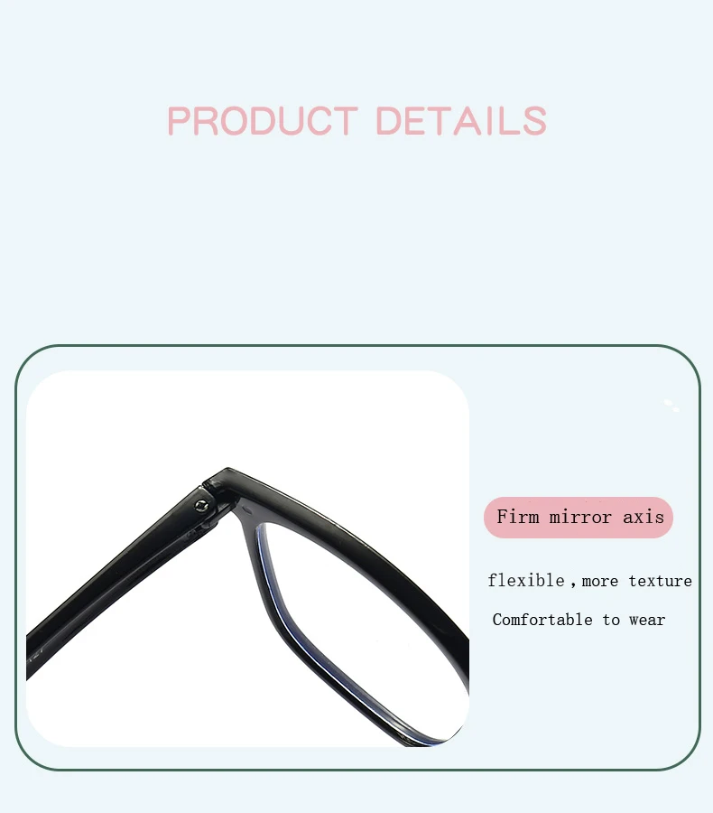 New Square Big Frame Boys And Girls Personality Comfortable Glasses ...