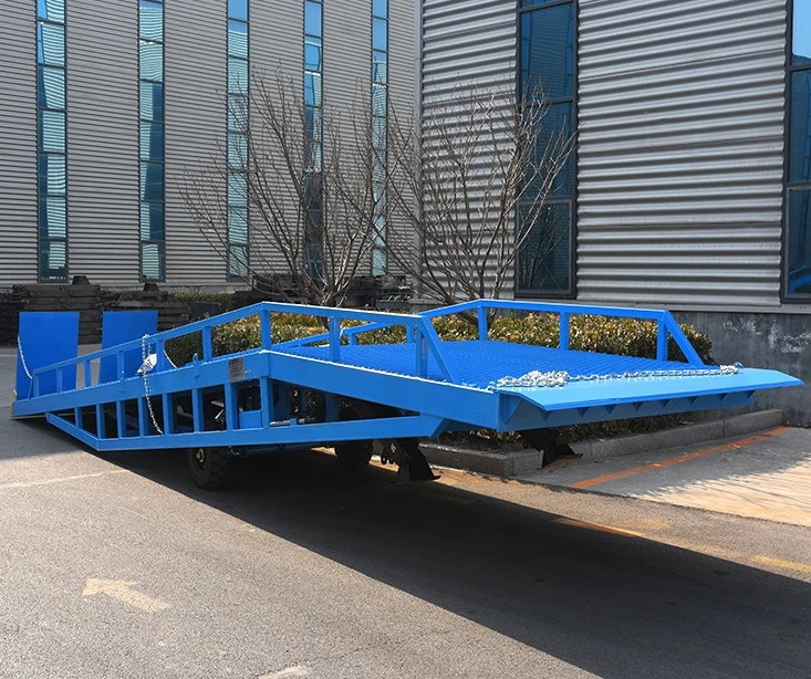 Hydraulic Dock Leveler Loading Ramp Bridge Mobile Ce Movable Side ...