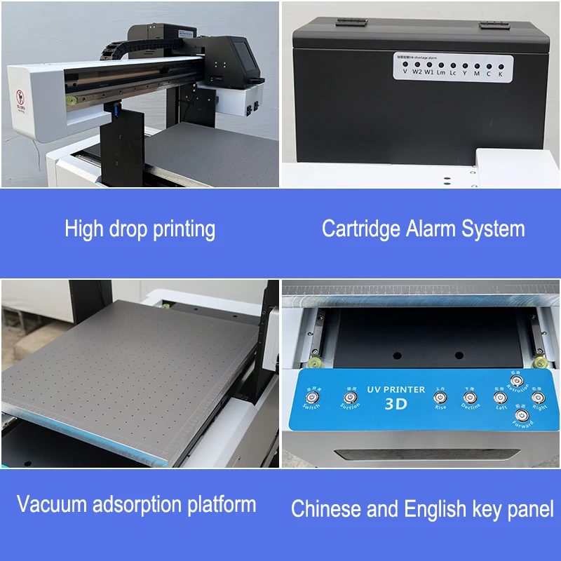 Small Size 4050 Flatbed Led A2 Uv Printer For Phone Case Glass Bottle Pen Pvc Acrylic Ceramic ...