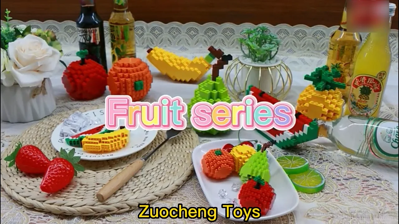 Cheap Educational Nano Blocks Building Blocks Plastic Toys Fruit Models ...
