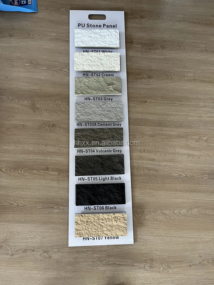 Polyurethane PU Faux Artificial Culture Stone Panels