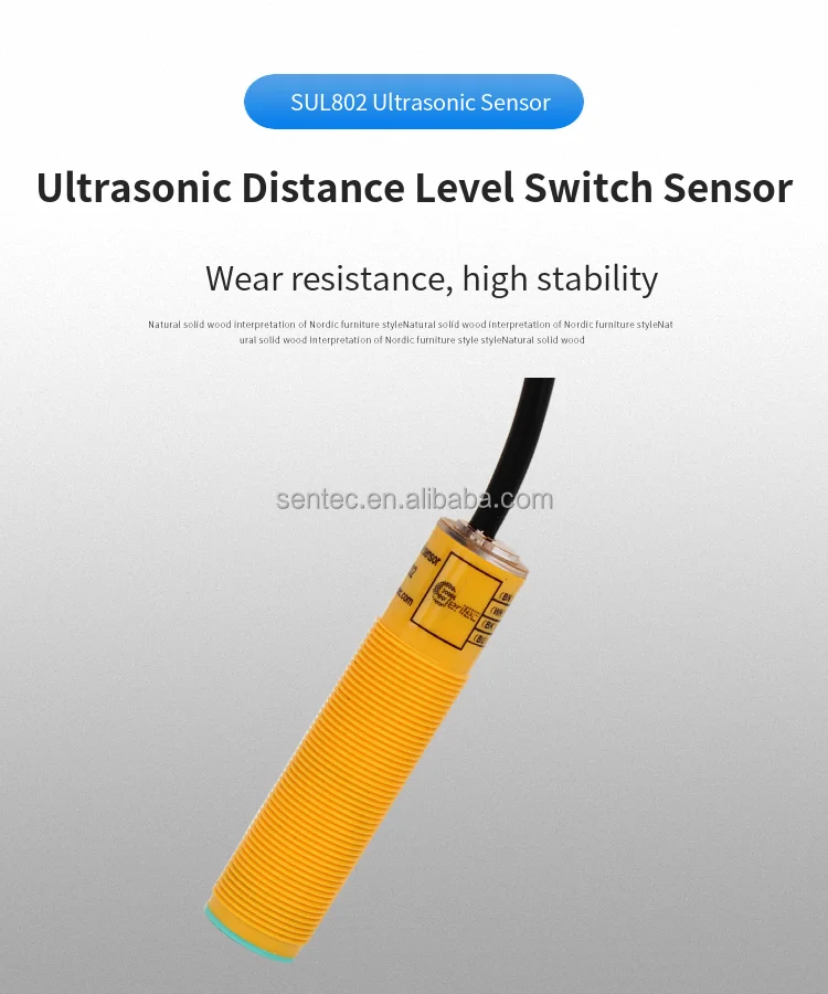 SENTEC SUL802 Distance Sensors for Liquid Level Ultrasonic Sensors With ...